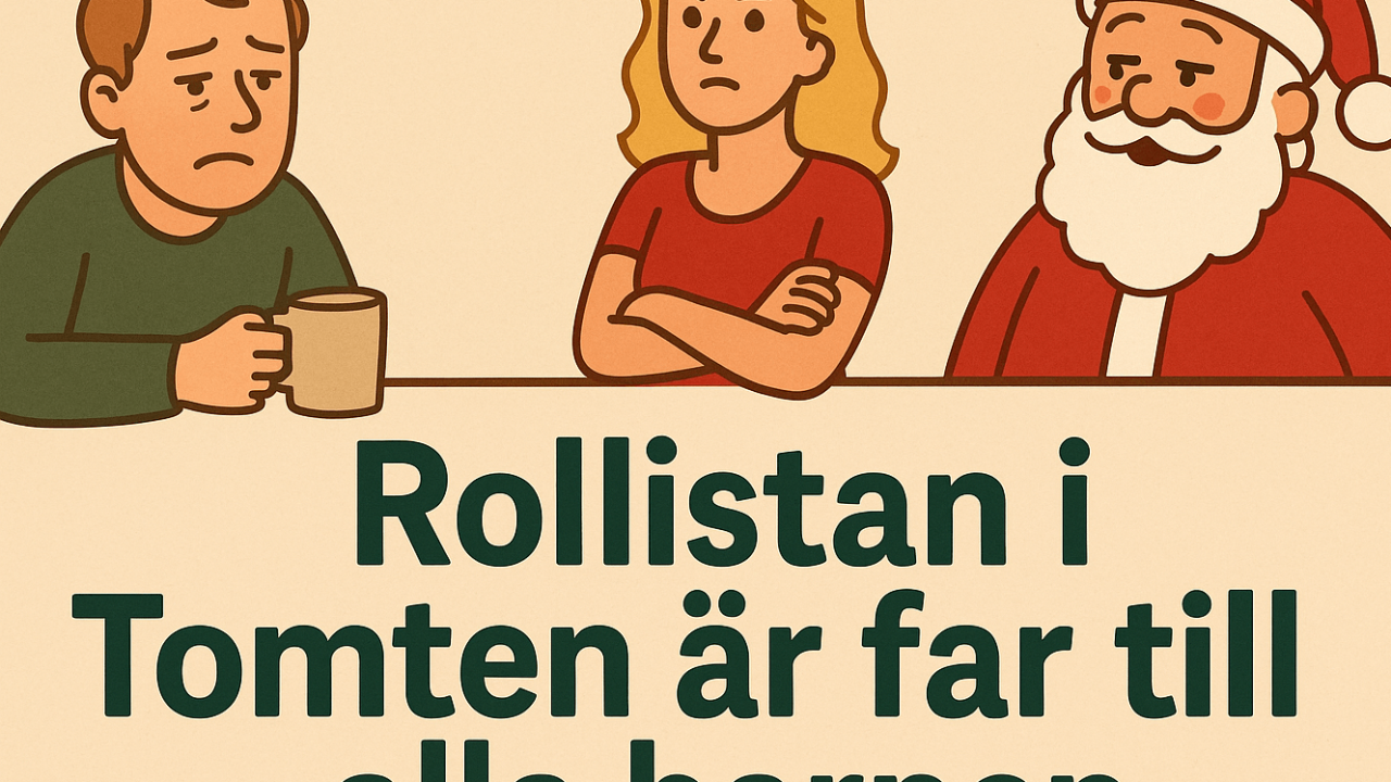 Rollistan i Tomten är far till alla barnen – MinaCookies