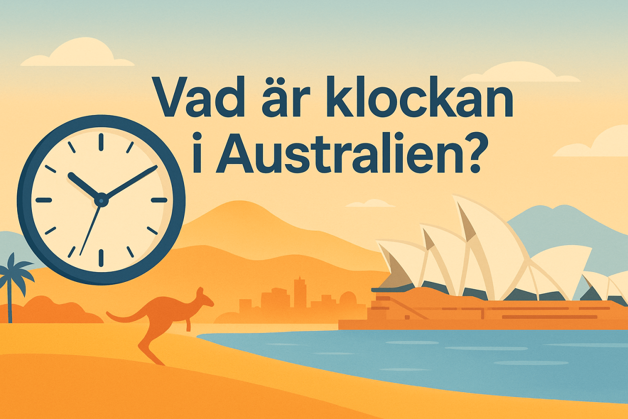 Vad är klockan i Australien? – MinaCookies