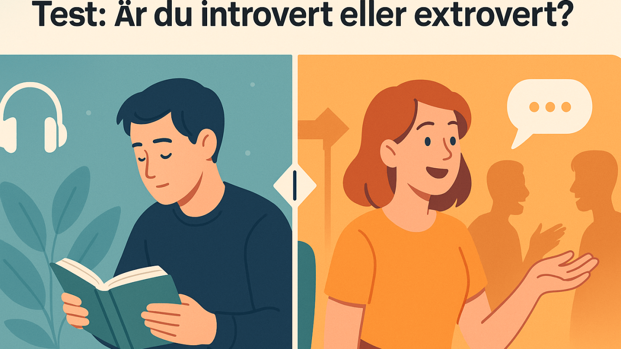 Test: Är du introvert eller extrovert? – MinaCookies